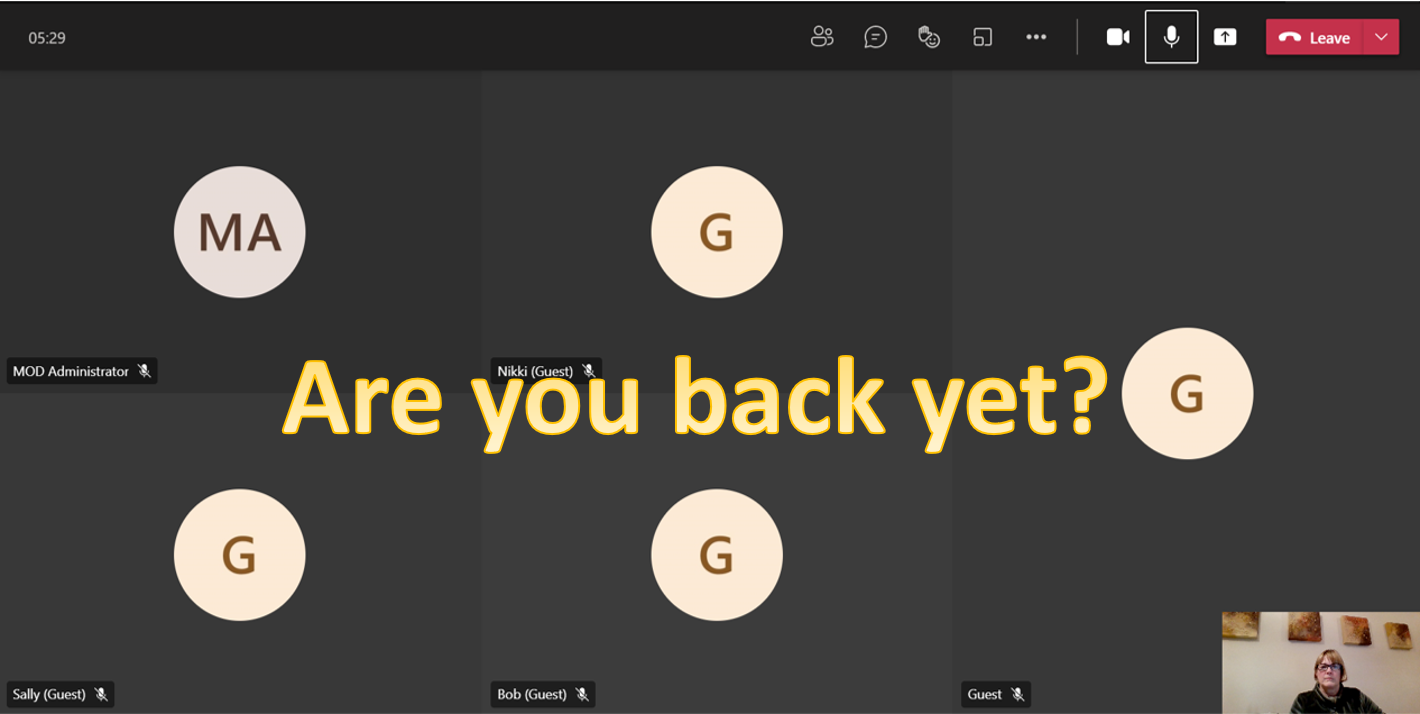 Microsoft Teams Meetings: Are You Back Yet? - Nikki Chapple