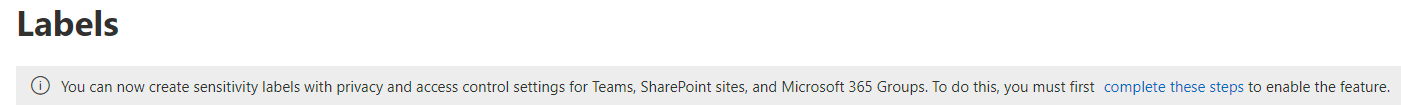 Apply Container Sensitivity Labels At Scale In Microsoft 365